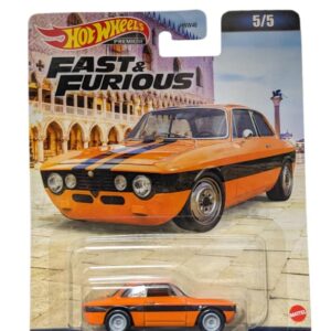 Hot Wheels HKD29 Fast and Furious - Alfa Romeo Julia Sprint GTA [3 Years Old and Up]