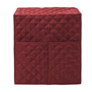 ＫＬＫＣＭＳ coffee machine cover, espresso machine quilted protective cover, kitchen appliance covers, , red