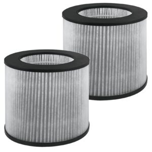 hamvus 2 pack 2801 replacement filter compatible with bi-ssell 2801, 2780, 2780a, 2780b, 2780p, 27809 hight efficiency and carbon filter, 2801 myair personal air purifier replacement filter