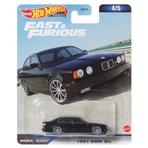 hot wheels hkd28 fast and furious - 1991 bmw m5 [3 years old and up]