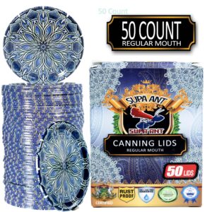 canning lids - canning lids regular mouth - canning jar lids - regular mouth canning lids - can lids - jar lids - for jars canning lids 50pk (blue wall plate)