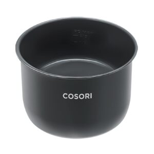 cosori pressure cooker inner pot, compatible with cmc-co601-sus only, ceramic, bpa-free, non-stick, crp-co601ip-sus