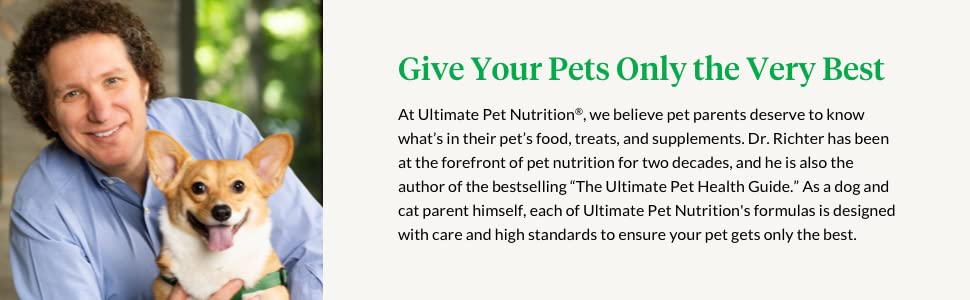 Ultimate Pet Nutrition Canine Boost, 33-in-1 Natural Grain Free Dog Food Booster Topper with Vitamins, Amino Acids, Probiotics, and Digestive Enzymes for Dog Health