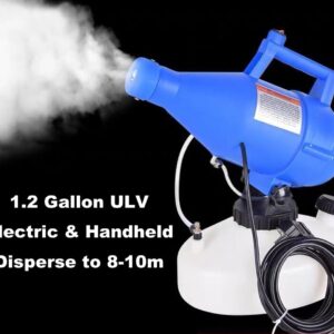 1.2 Gallon ULV Sprayer, Electric Mister, Environmental Atomizer Home Spray Indoor Outdoor Mist Maker for Office Restaurant Hotel Church School Theater Workshop Garden Yard (1pc)