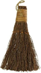 pumpkin spice scented hand broom decor piece - 6 inches