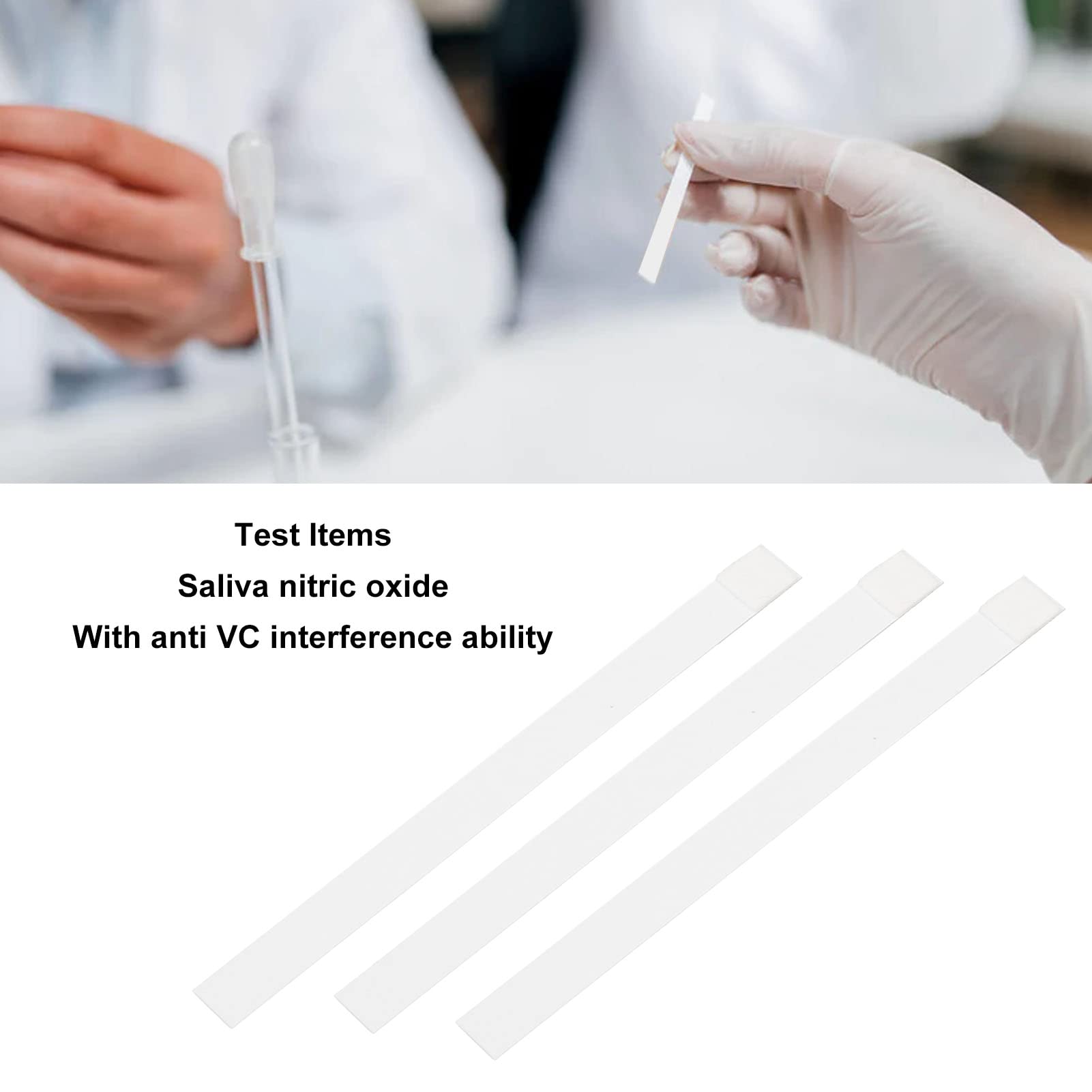 Testing Nitric Oxide Indicator Strips, Salivary Nitrite Levels 25 Strips Highly Accurate Body Nitric Oxide Test Strips