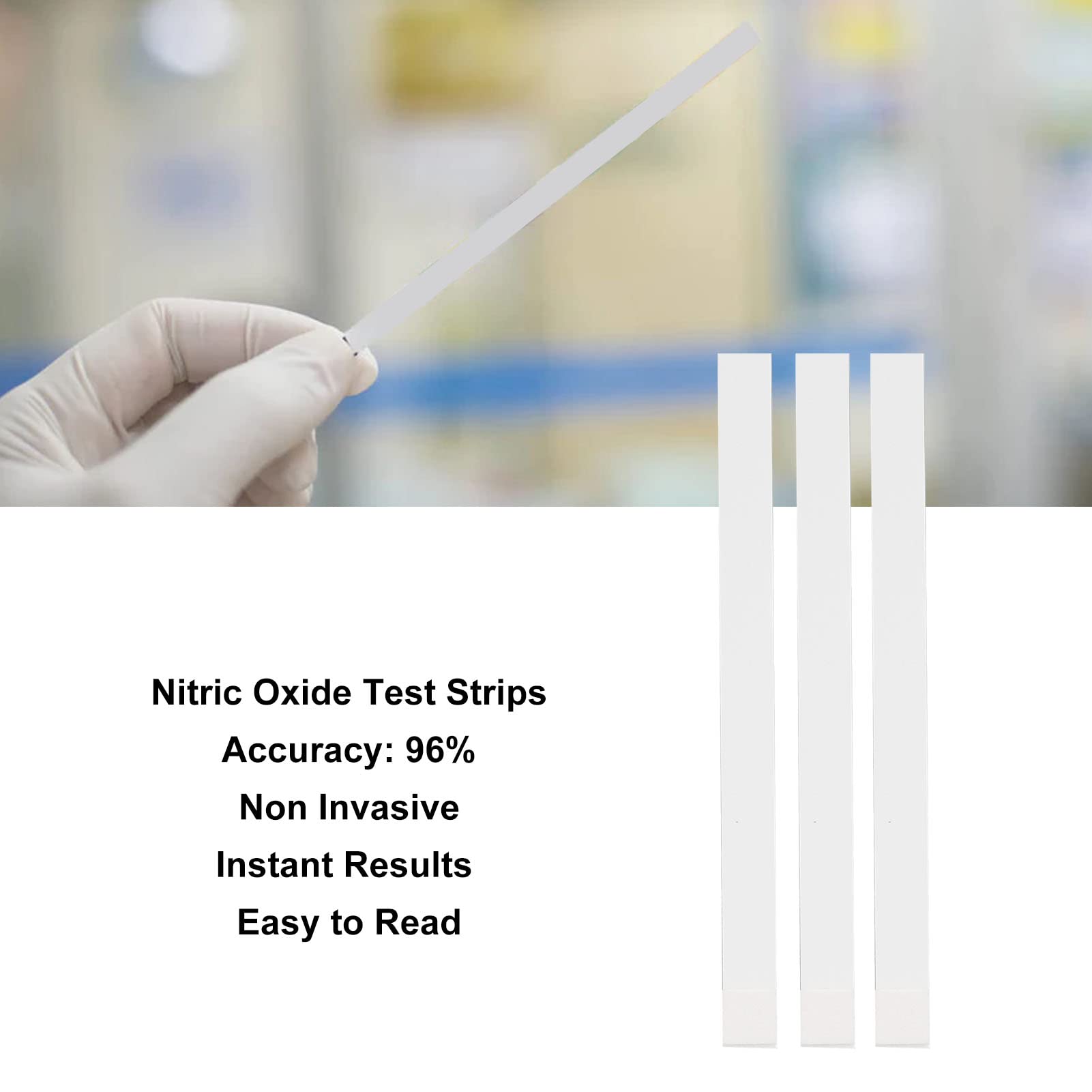 Testing Nitric Oxide Indicator Strips, Salivary Nitrite Levels 25 Strips Highly Accurate Body Nitric Oxide Test Strips