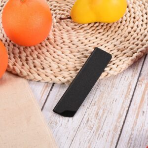 PATIKIL ABS Knife Cover Sleeves for 5" Santoku Knife, Knives Edge Guard Blade Protector Universal Knife Sheath for Home Kitchen, Black