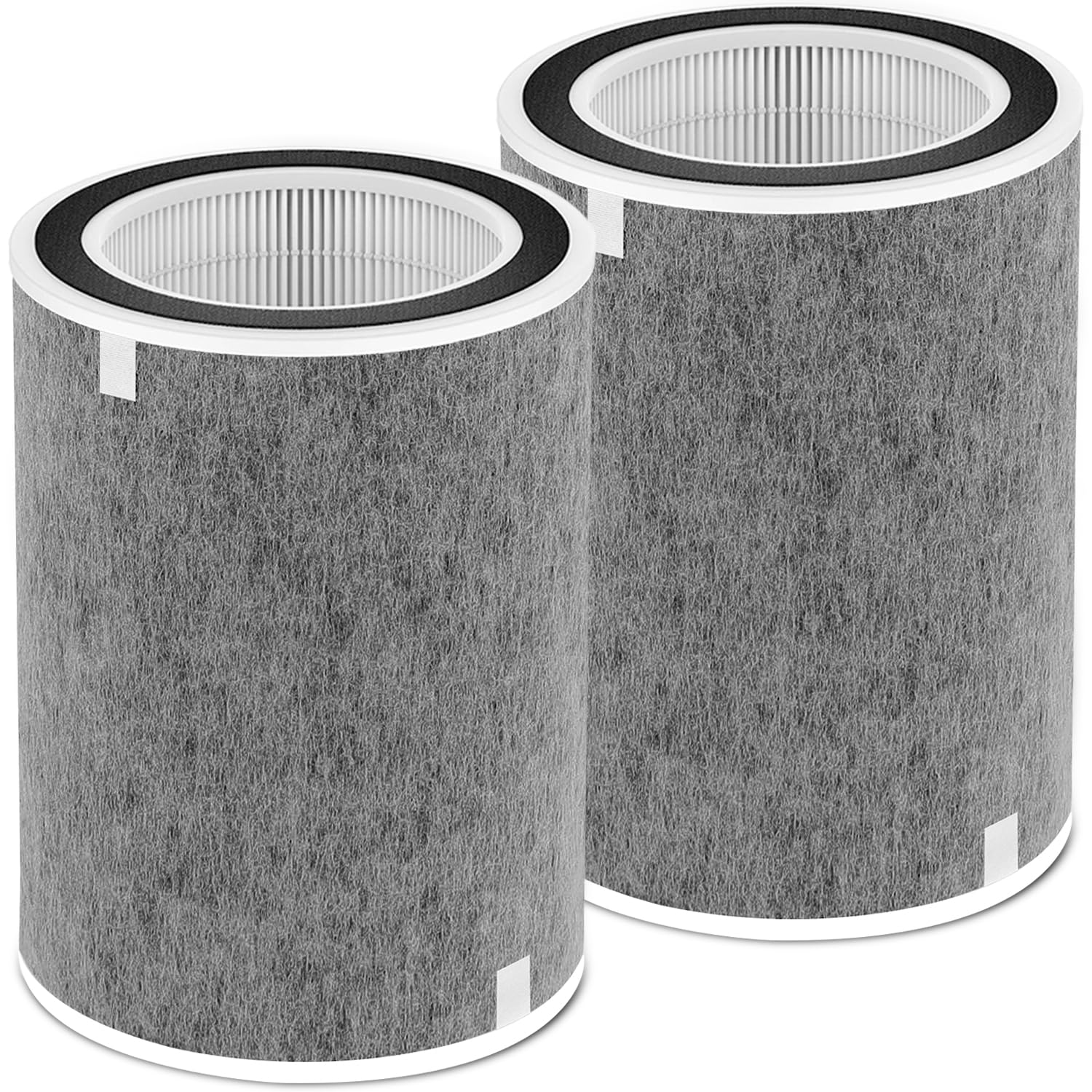 HP201 HP202 Replacement Filter 2Pack Compatible with Shark HP200 Series &HC502 Air Purifier MAX,HP200 Series HP202 HP201 &HP232 Filter Cleans Up to 99.98% Particles #HE2FKBAS,HE2FKBASMB