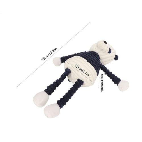 Cyrank Dog Toys, Panda Shape Plush Dog Toy Stuffed Animal Dog Toys Durable Interactive Dog Crinkle Toy Cute Squeaky Dog Toy Puppy Chew Toys for Teething Small Dog Toys for Boredom and Stimulating