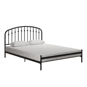 DHP Narla Metal Platform Bed, Queen, Black