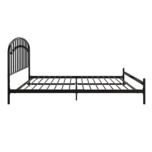 DHP Narla Metal Platform Bed, Queen, Black