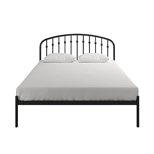 DHP Narla Metal Platform Bed, Queen, Black