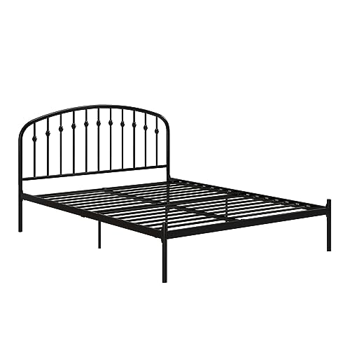 DHP Narla Metal Platform Bed, Queen, Black