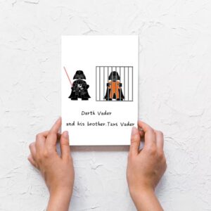 XXDJLP Humorous Birthday Card for Brother, Cute Bday Card Gifts for Family Members, Joke Birthday Card for Brother from Sister, Bro Bday Greeting Card, Birthday Card for Brother