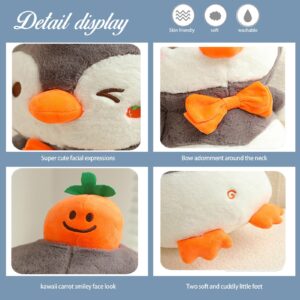 AUCOOMA Penguin Plush Stuffed Animal Toys，Cute Stuffed Penguin Plush Toy Hug Pillow 9.8"