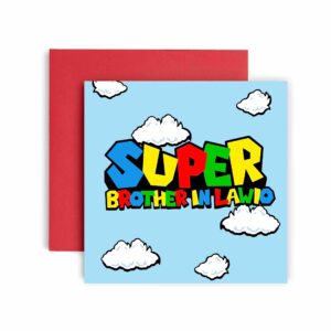 huxters birthday cards for men - super birthday brother in law birthday card for him - funny fathers day card for brother fun happy birthday - 14.8cm (brother-in-law)