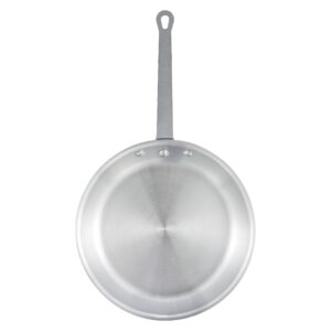 winco afp-8s commercial-grade aluminium fry pan/skillet, 8", silver