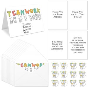 tenceur 72 sets appreciation cards with envelopes employee appreciation cards work anniversary cards for employees work anniversary cards staff gifts