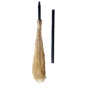 nuobesty masquerade witch broom wizard broomstick broom prop home accessories decor toy witch broom halloween cosplay accessories broom ornament decor for home dreses wooden household