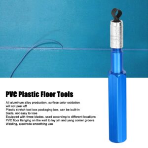 Floor Welding Tools, PVC Plastic Flooring Trimming Skiving Knife Electrode Leveler Skiving Tool Floor Welding Cutting Blade, Flooring Heat Welding Tools Kit