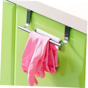 CHILDWEET 2 Pcs Towel Hanger Towel Hanging Rack Stainless Steel Rack Door Organizer Bar Organizer