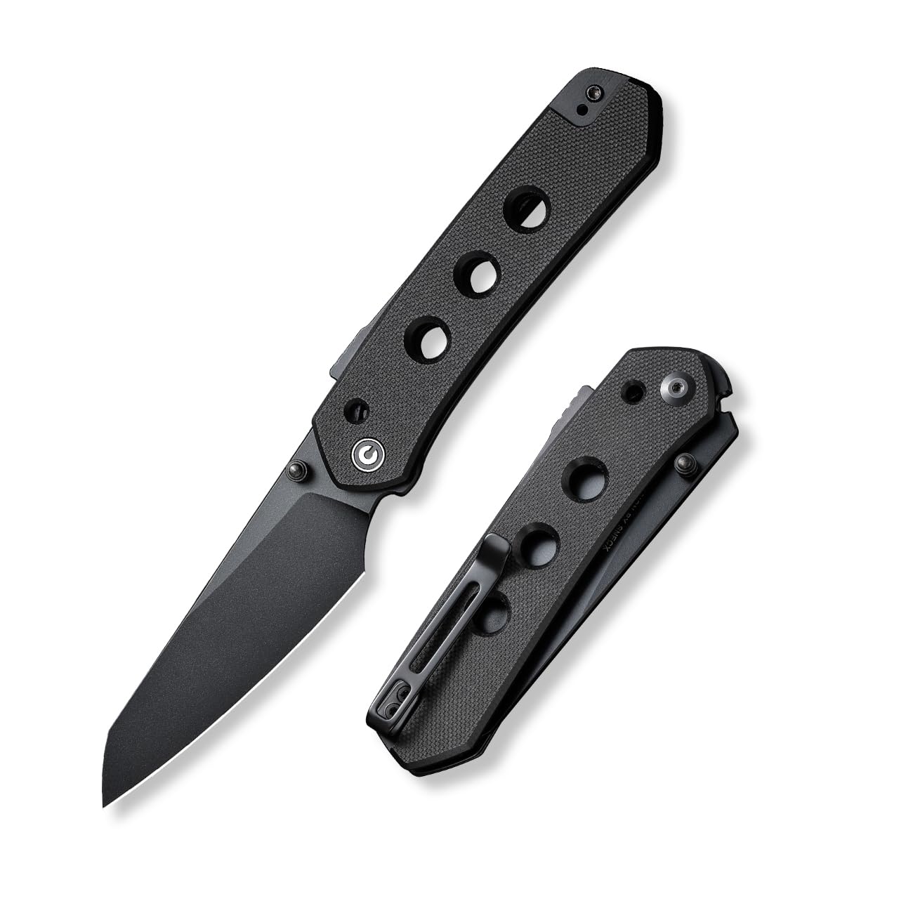 CIVIVI Vision FG Pocket Knife for EDC, Superlock Folding Knife with 3.54" Reverse Tanto Nitro-V Blade G-10 Handle, Ideal Gift for Men Women C22036-1