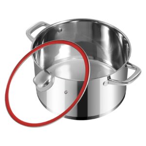 stock pot-stainless steel stockpot with lid-8 qt soup pot-induction stockpot, oven, gas, dishwasher safe…