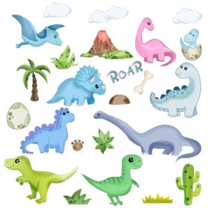 Dinosaur Room Decor,Glow in The Dark Dinosaur Wall Decals for Boys Bedroom, Kids Wall Stickers,Birthday Christmas Gift for Toddler. Dino Wall Decals for Nursery Room,Dinosaur Toys