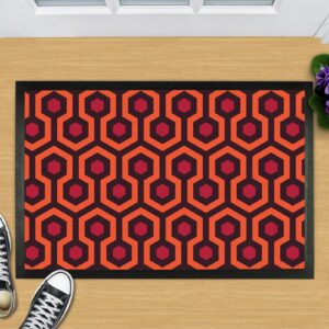 Retro Doormat Overlook Hotel Carpet Pattern Shining Pattern Mat Funny Doormat Home Doormat Funny Gift Housewarming Gift Machine Washable Shoe Mat Porch Decor 18x30 Inches