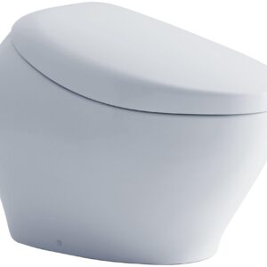 TOTO® NEOREST® NX1 Dual Flush 1.0 or 0.8 GPF Toilet with Integrated Bidet Seat, EWATER+® - Cotton White - MS902CUMFG#01