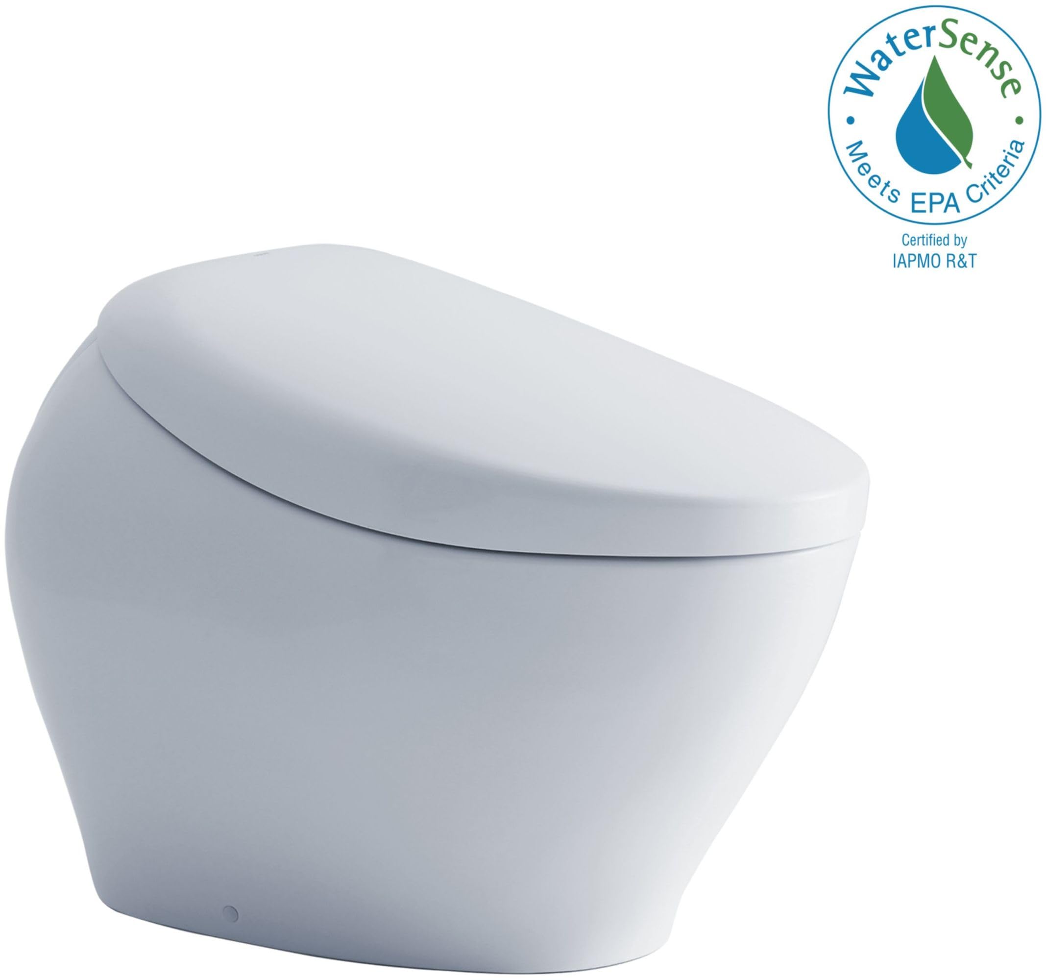 TOTO® NEOREST® NX1 Dual Flush 1.0 or 0.8 GPF Toilet with Integrated Bidet Seat, EWATER+® - Cotton White - MS902CUMFG#01