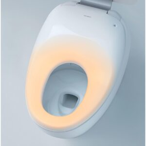 TOTO® NEOREST® NX1 Dual Flush 1.0 or 0.8 GPF Toilet with Integrated Bidet Seat, EWATER+® - Cotton White - MS902CUMFG#01