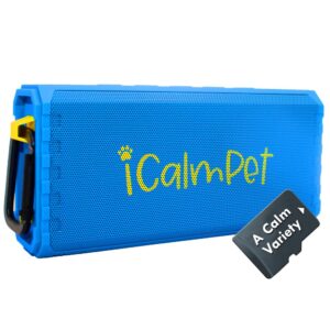 a calm variety | icalmpet ruff 'n ready portable speaker with 3-hr microsd dog calming classical and reggae music