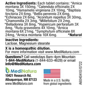 T-Relief Pet Pain Relief Arnica +12 Powerful Natural Medicines Help Ease Muscle Joint & Hip Pain Soreness Stiffness & Injuries Max Fast-Acting Soother for Dogs & Cats - 90 Tablets (2 Pack)