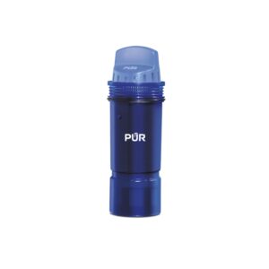 pur water pitcher & dispenser replacement filter 1-pack, genuine pur filter, 3-in-1 powerful filtration for more chemical & physical substance reduction, blue (crf950z1)