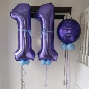 Number 10 Purple Balloons 40 Inch Giant Purple 10 Number Foil Helium Balloons for 10th Purple Birthday Party Supplies 10th Anniversary Events Decorations