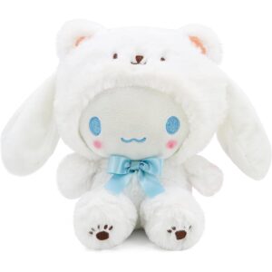 ykecfpry kawaii cartoon white bear cross-dressing series plush,soft plush doll cute soft toys, plush pillow stuffed animals toy birthday gifts for girls kids ((white bear-8in)