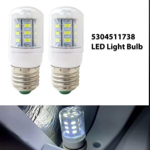 BLUE ELF 2-Pack 5304511738 LED Light Refrigerator Bulb Replace for LFSS2312TPO LFSS2612TP2 LFSS2312TF2 LFSS2312TF0