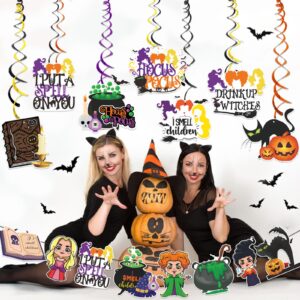 Hocus Pocus Party Decorations for Halloween It's Just A Bunch of Hocus Pocus Banner Hocus Pocus Hanging Decorations and Hocus Pocus Garland Banner Hocus Pocus Trunk or Treat Car Decorations Hocus