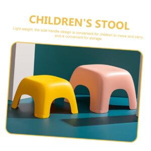 Plastic Stool Stackable Stool Children Anti-Skid Stool Shoe Changing Stool Kids Step Stool Children Footstool Plastic Sitting Stool Small Step Stool Small Stool Children Step Stool