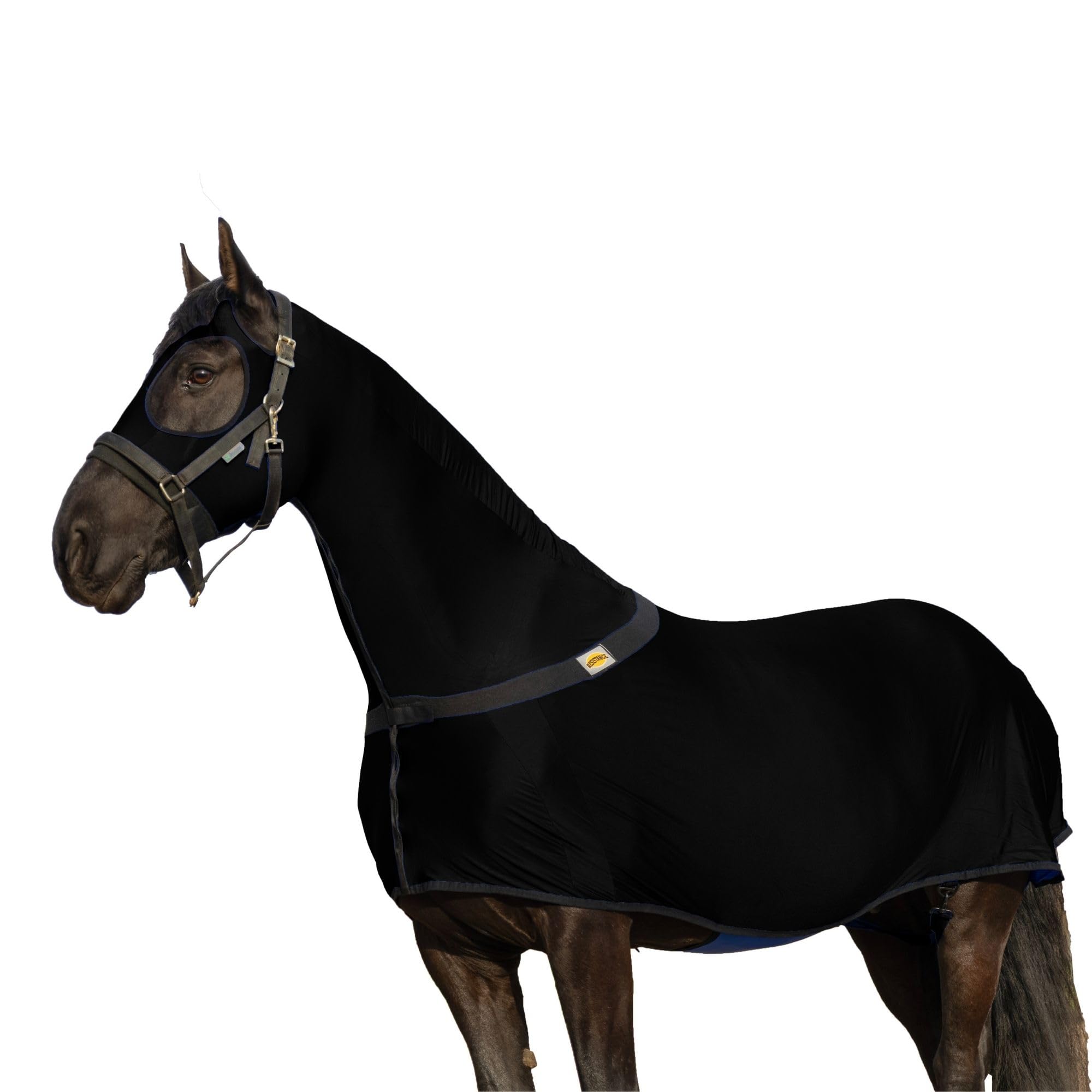 RESISTANCE Premium Horse Sleazy Full Body Slicker with Zipper Face & Forelock Saver Horse Care Sheet