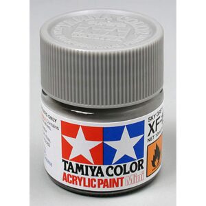 tamiya acrylic mini xf19 sky grey tam81719 plastics paint acrylic