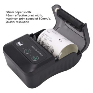 58mm Portable Mini Thermal QR Code Printer, USB Receipt Thermal Printer 2in Cordless USB Receipt Ticket Thermal Printer for Android