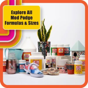 Mod Podge Super Matte, Premium All-in-One Glue, Sealer, and Finish, 8 fl oz, CS27596, Clear