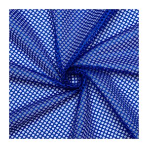 pico textiles 2 yards bolt – royal blue polyester king mesh jersey fabric - 60" wide - large holes - durable athletic mesh fabric for sewing soccer and basketball jerseys uniforms