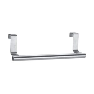 anneome over door towel rack wall towel rack metal cabinets stainless steel towel hanger over the door towel bar kitchen dish rack organizer cupboard tower hanger rag metal silver