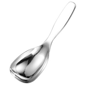 mikinona serving spoon serving spoon appetizer spoons metal serving spoons stainless steel serving utensils non stick rice scooper potato spoon food service spoon reusable rice spoon potato