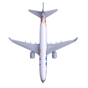 Bswath Model Plane 1:400 Scale Model Dubai B737 Model Airplane Diecast Airplanes Alloy Plane Model for Gift