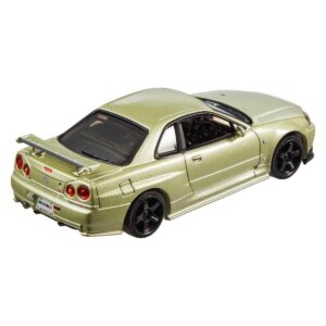 Hot Wheels Real Riders Nissan Skyline GT-R (BNR34) V-Spec II Nur with NISMO Parts 1:43 Scale Die Cast Car